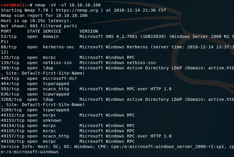 Hack The Box -----------------------Active_hack the box active-CSDN博客