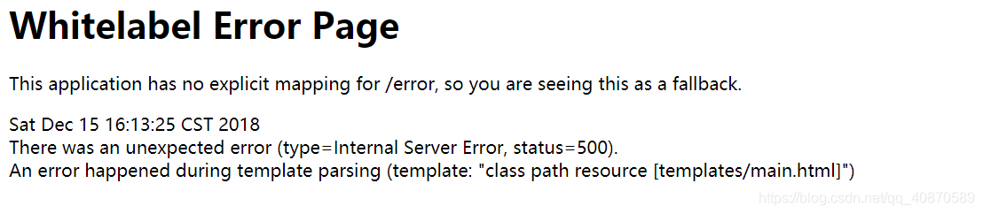 Orgthymeleafexceptionstemplateinputexception An Error Happened During Template Parsing