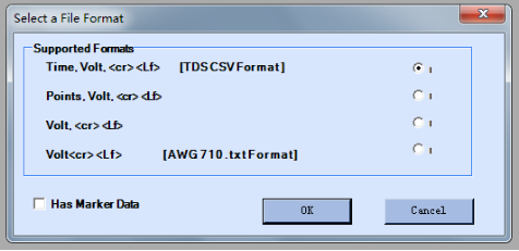 ArbExpress Application软件如何从外部导入txt转换成tfw导入到任意波形信号发生器（AFG1062任意波形信号发生器 ...