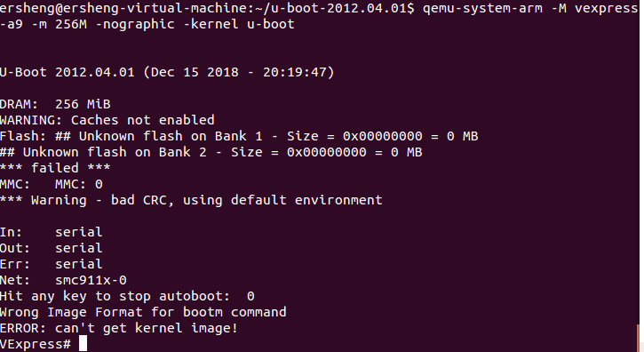 【嵌入式课程实验报告】QEMU模拟Cortex-A9运行U-boot和Linux_qemu能模拟ti的a9内核么-CSDN博客