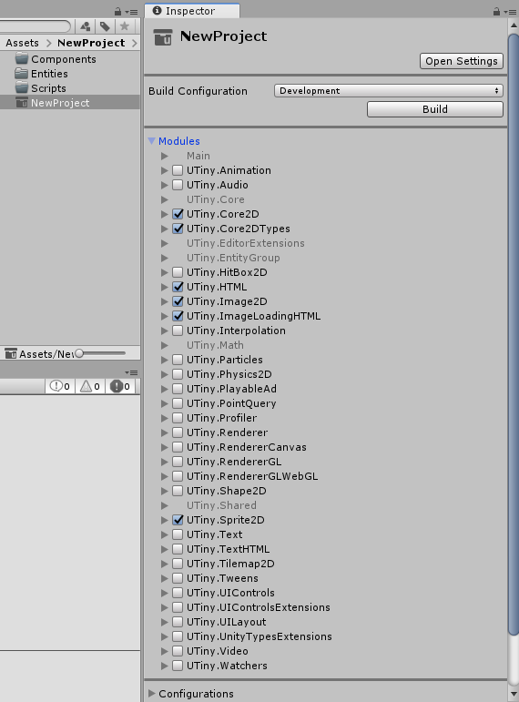 Unity2018新功能之Tiny Mode介绍_unity tiny mode-CSDN博客