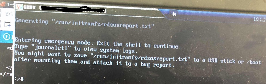 Linux操作系统未正常启动提示entering Emergency Mode Exit The Shell To Continue Csdn博客 