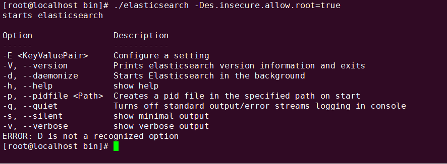 ES学习：ElasticSearch 6.2安装教程_elasticsearch 提示c is not a recognize option ...