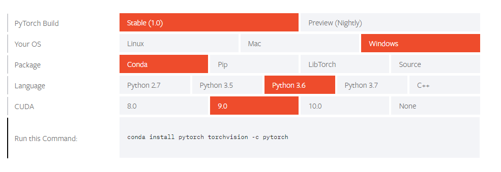 Windows下安装pytorch Py3 6 Cuda9 1 Windows 2019 Nvidia Cuda Python 3 6 版本 Csdn博客