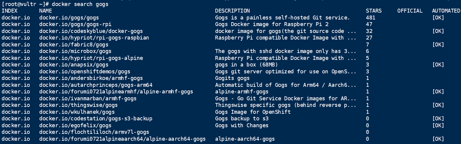 Docker系列教程之安装镜像gogs Docker镜像搜不到gogs Csdn博客