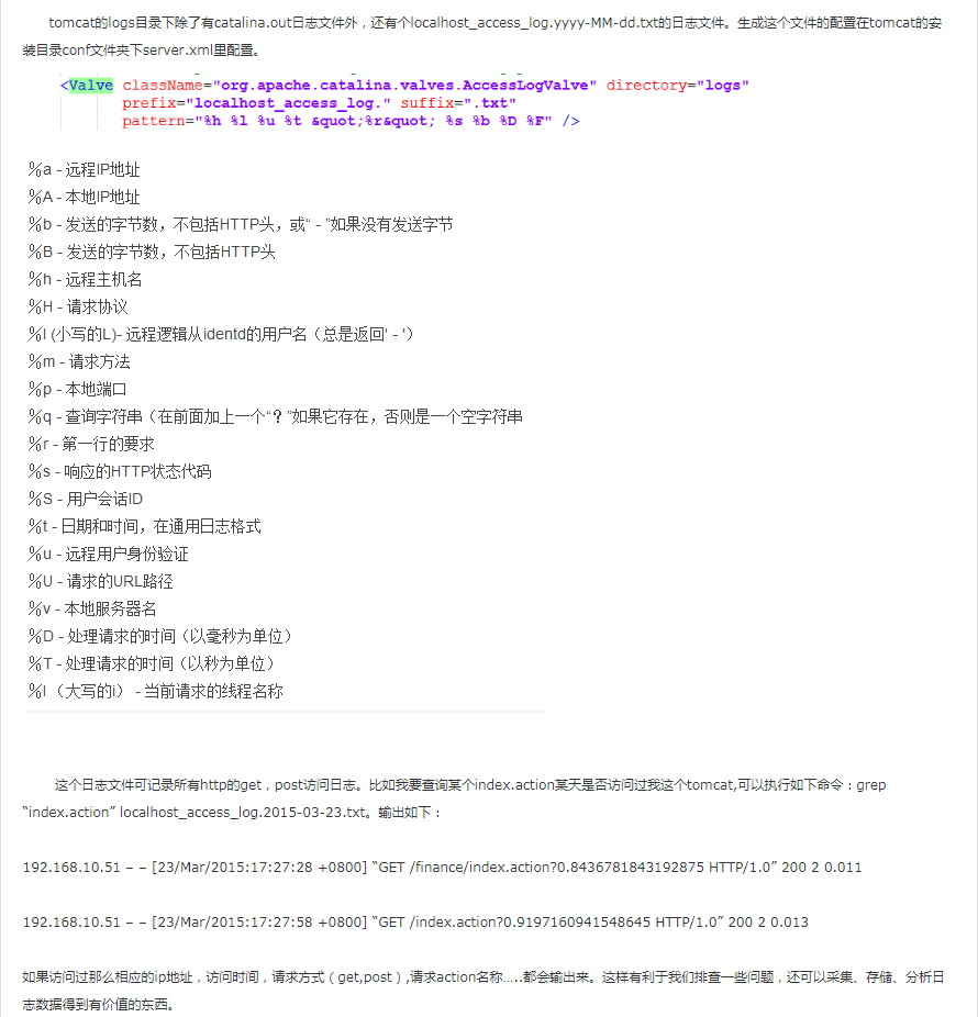 tomcat的localhost_access_log日志格式含义_localhost access log post 解释-CSDN博客