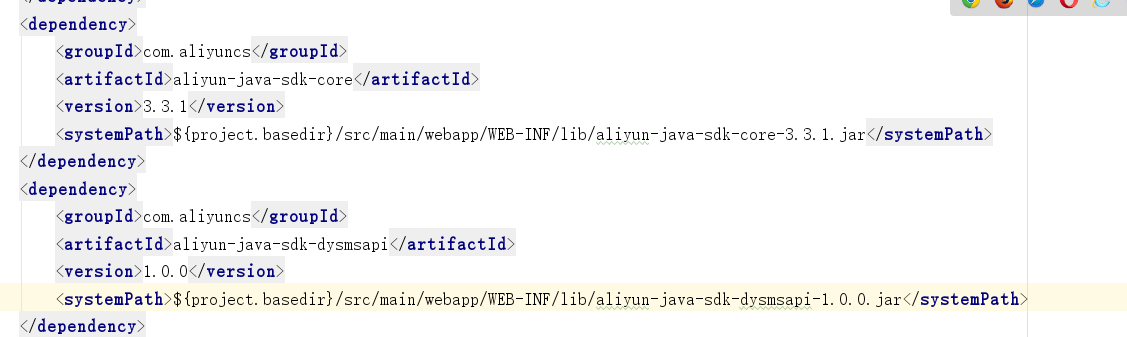 idea maven pom中添加阿里云短信依赖包_idea如何安装com.aliyuncs.dysmsapi.model.v20170525程序包-CSDN博客