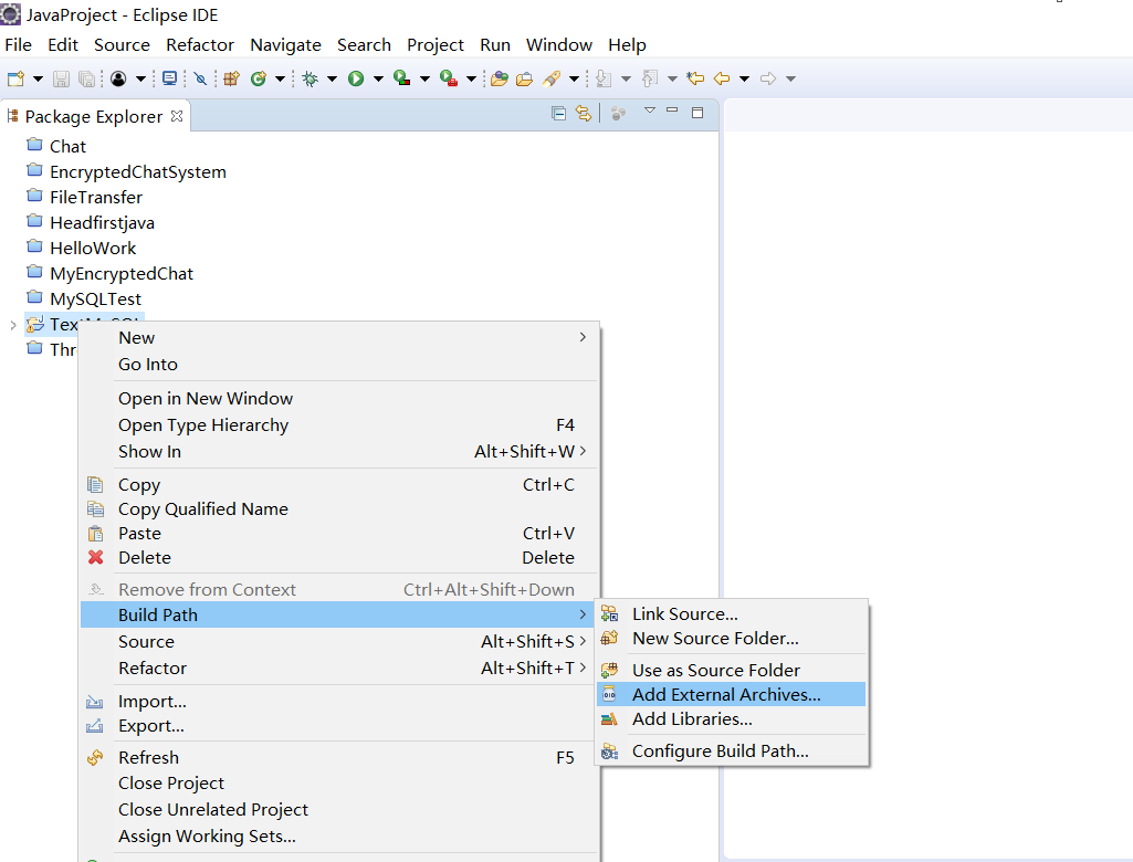 Eclipse连接MySQL数据库（eclipse显示无法解析导入 java.sql）_无法解析导入java.sql-CSDN博客