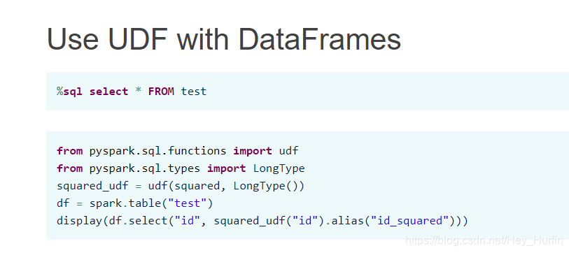 Pyspark Udf用户自定义函数的用法pyspark Sql Udf Csdn博客