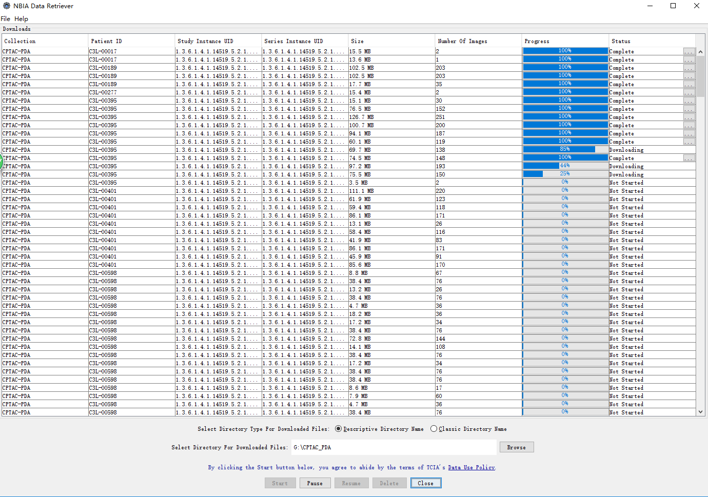 TCIA数据集下载和NBIA DATA Retriever软件下载及安装-CSDN博客