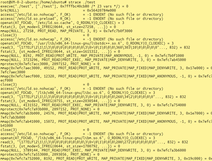 Linux调试分析--strace_strace 结果分析-CSDN博客