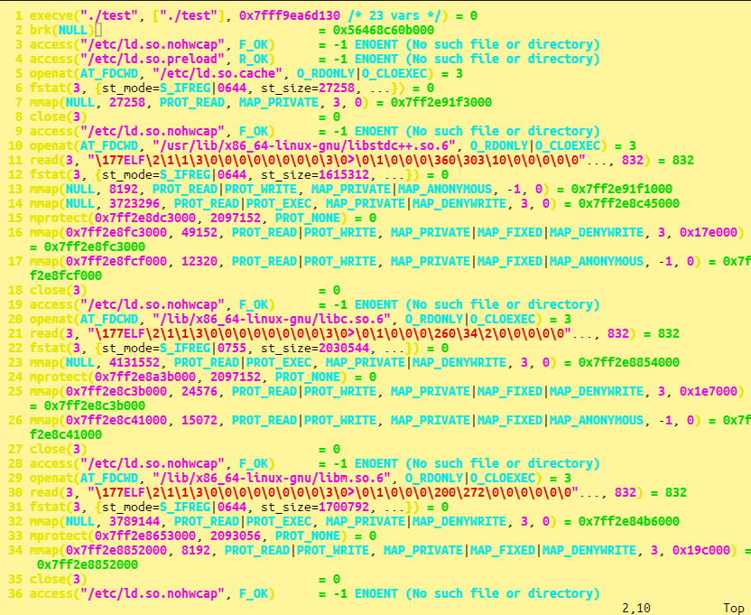 Linux调试分析--strace_strace 结果分析-CSDN博客