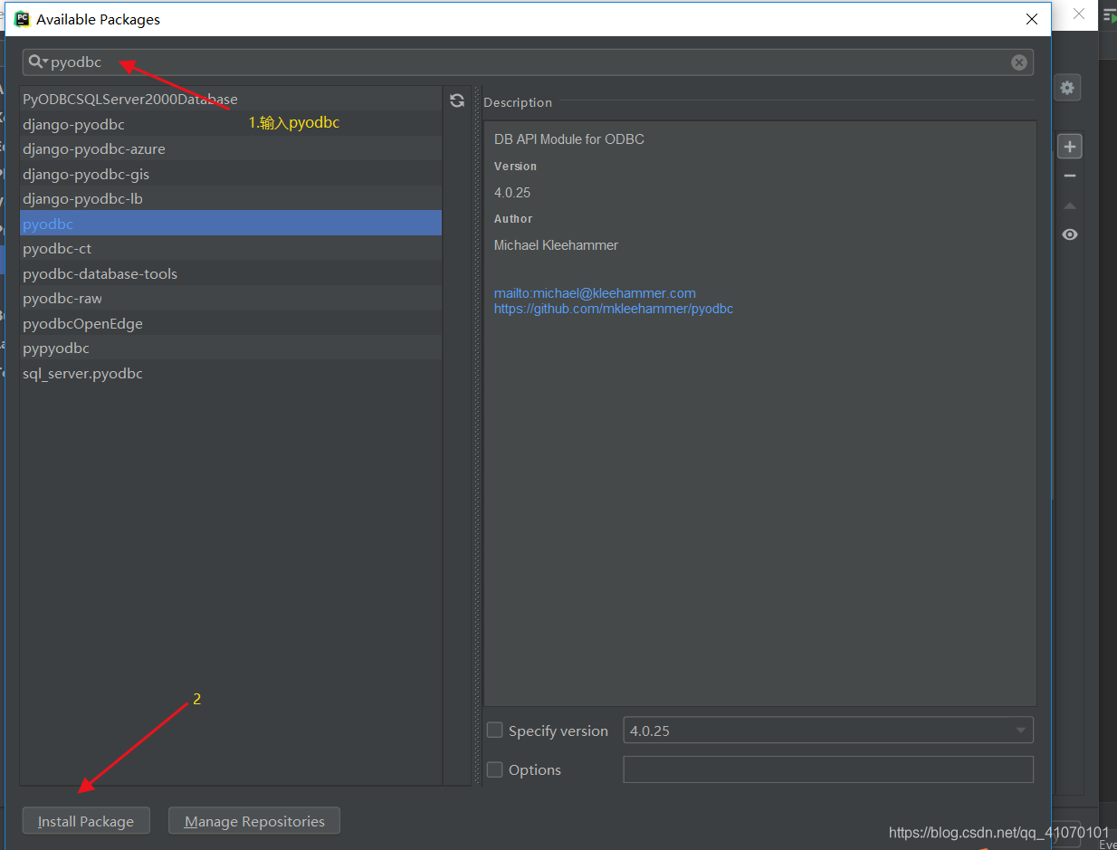 Python连接sql Server 之pyodbcfentc Csdn博客