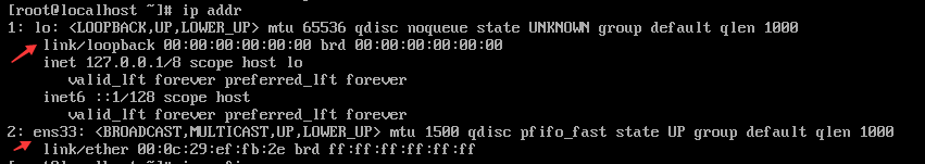 CentOS，ip addr指令下的lo、ensXX的意思，ip addr指令详解_ip addr 显示lo-CSDN博客