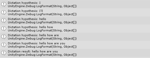 三、Windows10平台下Unity3d的语音识别——听写识别_unity dictationrecognizer-CSDN博客
