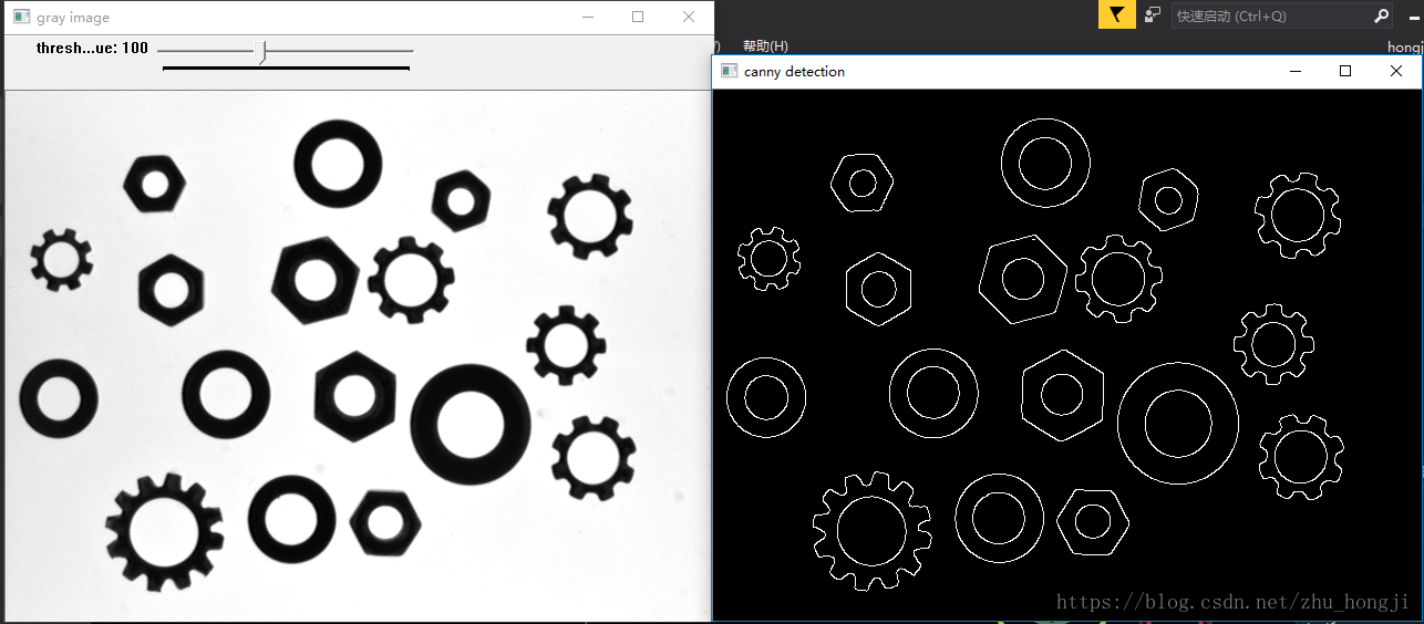 [学习OpenCV] Moment矩,轮廓特征,轮廓匹配,形状匹配 -2_opencv 轮廓特征匹配-CSDN博客