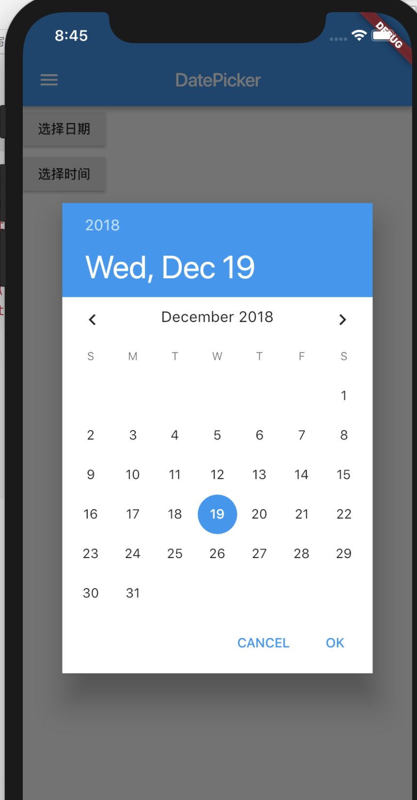 Flutter Date & Time Pickers 时间选择器_flutter timepicker-CSDN博客