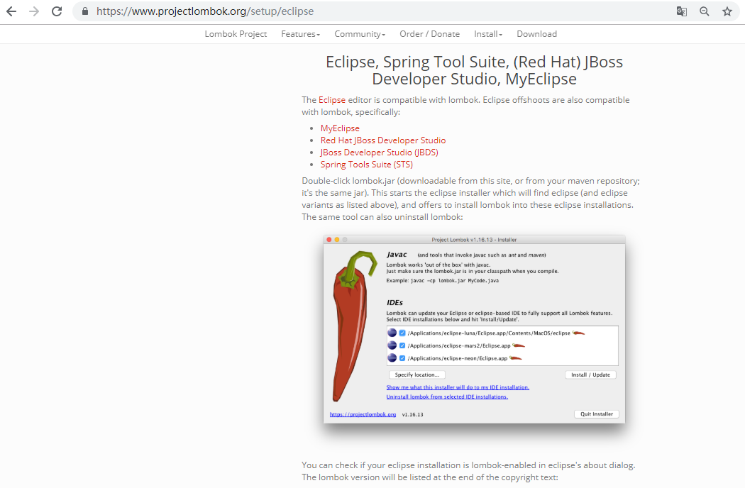 Eclipse安装lombok，项目中所有get、set方法报错_lombok set方法报错-CSDN博客