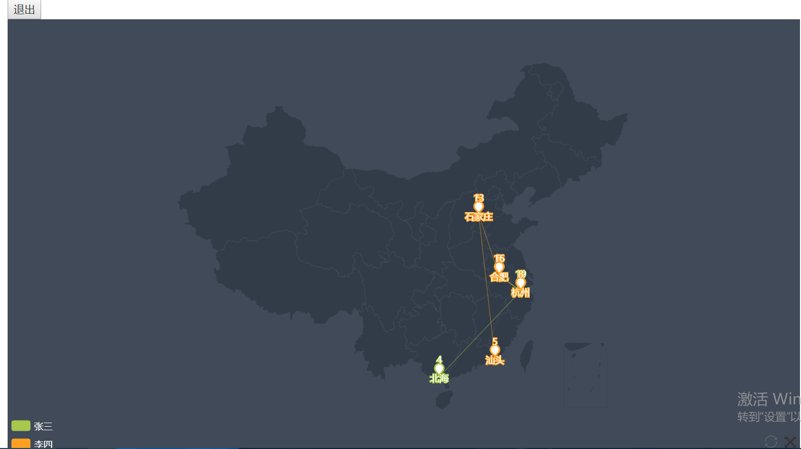 Echarts制作态势图、热点图、轨迹图，使用百度底图，地图下钻-CSDN博客