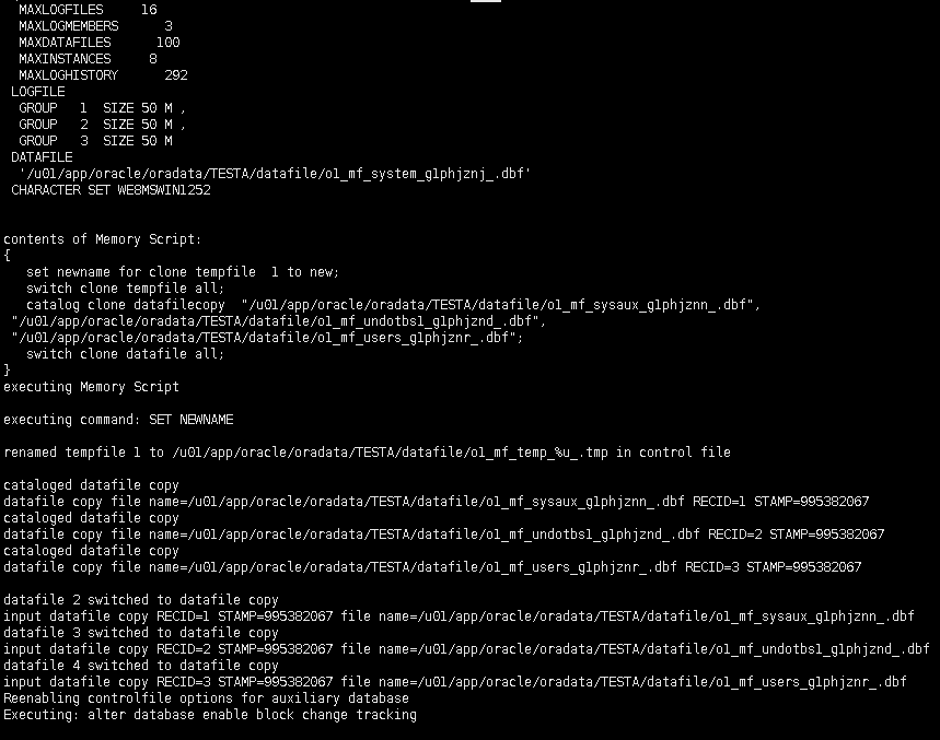 Oracle Duplicate Database Csdn博客 