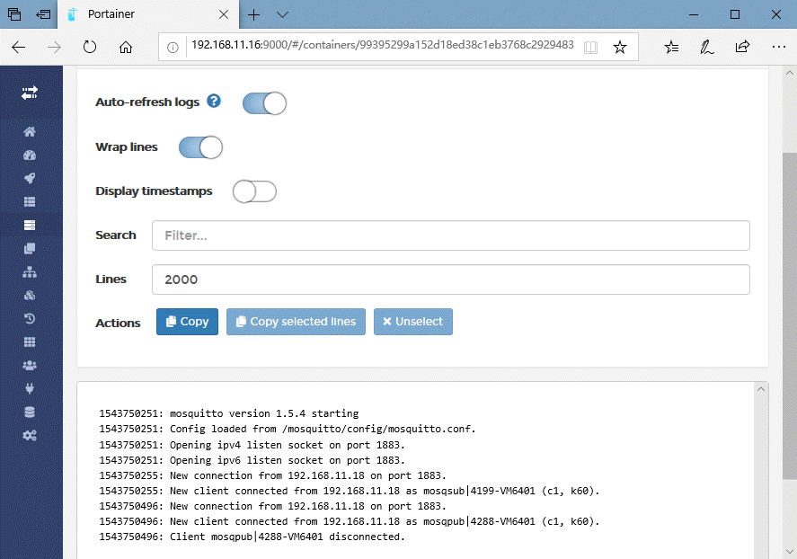 Docker部署TICK+Mosquitto实现MQTT数据输入图形化监视_mosquitto可视化-CSDN博客