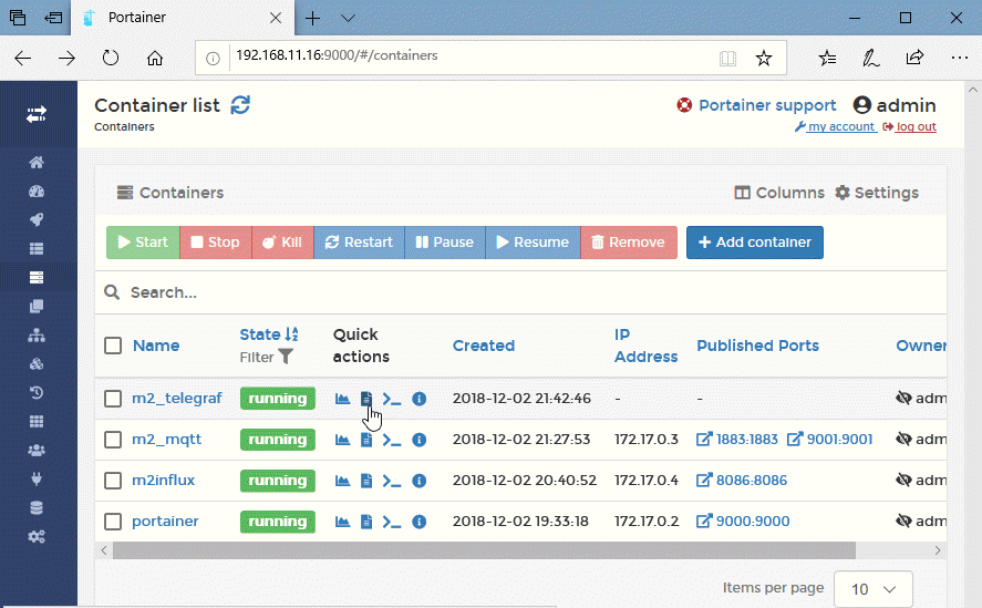 Docker部署TICK+Mosquitto实现MQTT数据输入图形化监视_mosquitto可视化-CSDN博客