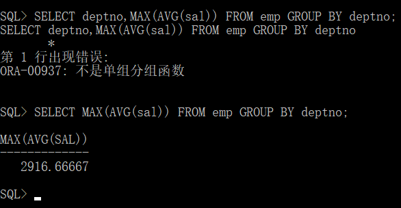 ORACLE:分组统计函数（COUNT()、SUM()、AVG()、MAX()、MIN()）的使用_oracle中min()函数的用法-CSDN博客