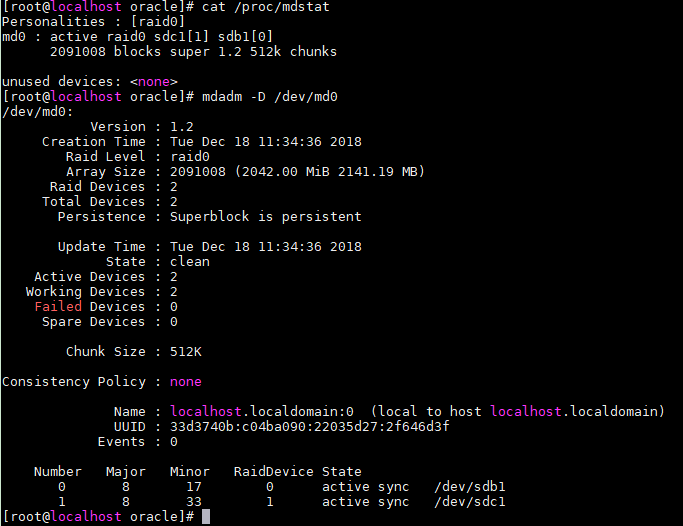 CentOS 7.5下配置软RAID（Software RAID）_h355阵列卡需要centos7多少的系统-CSDN博客