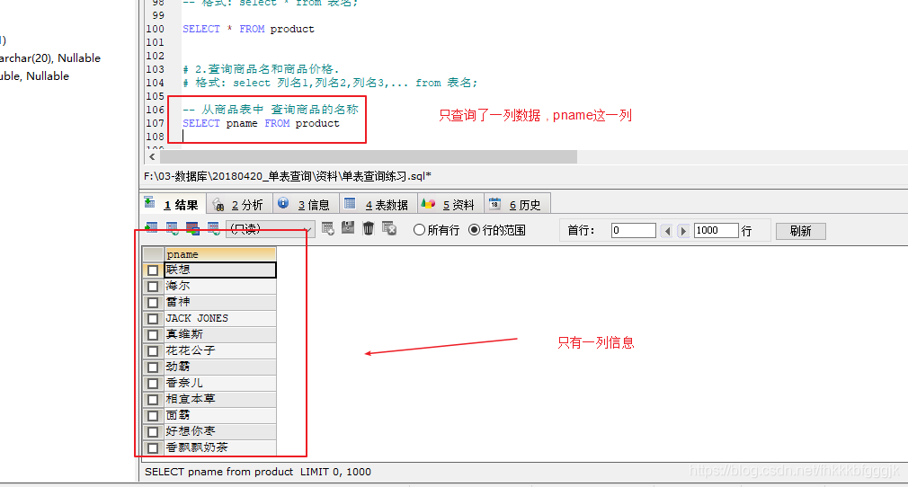 Ddl之数据库操作ddl获取数据库信息 Csdn博客