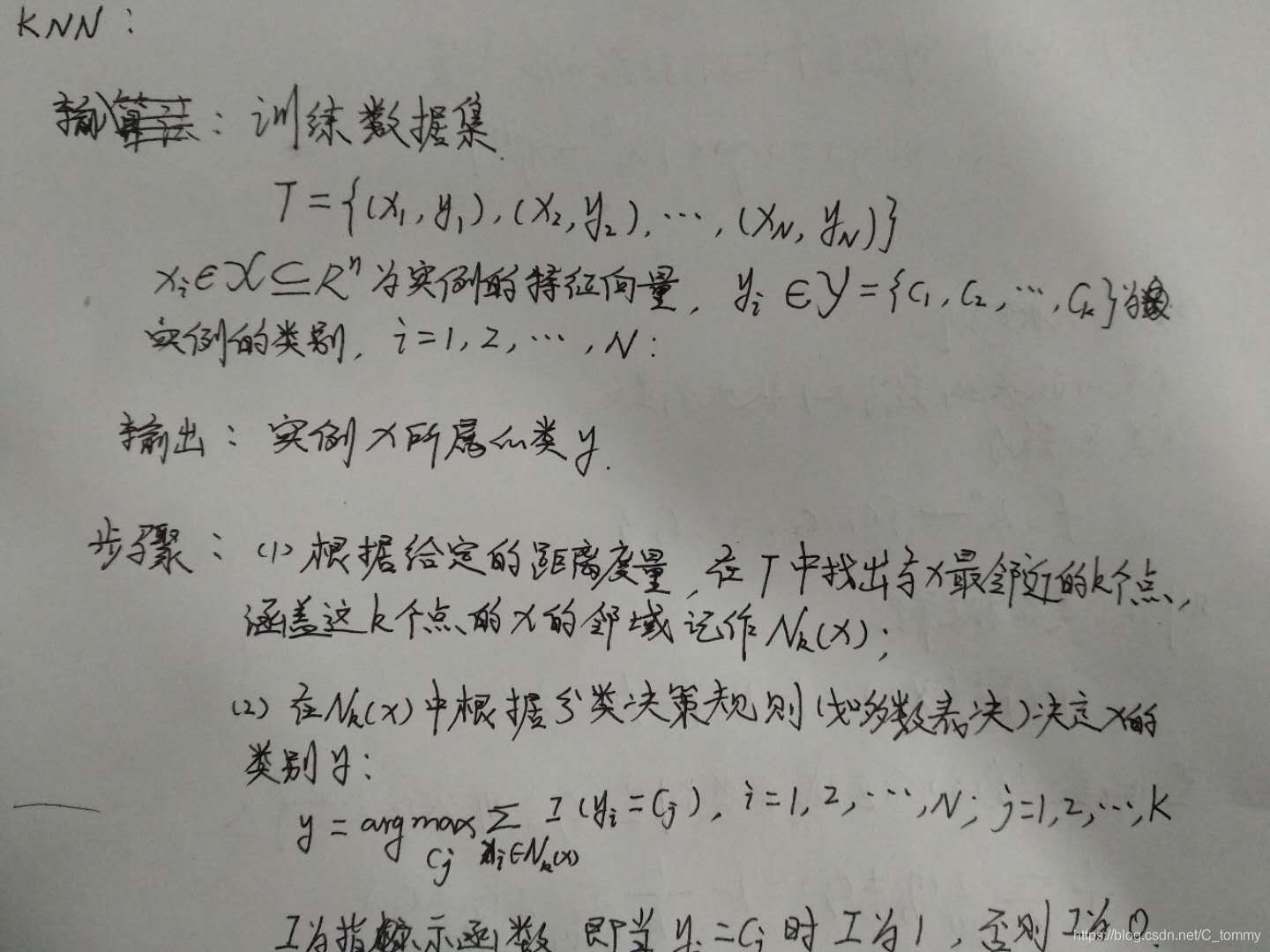 机器学习算法之k近邻算法knnknn示意图 Csdn博客