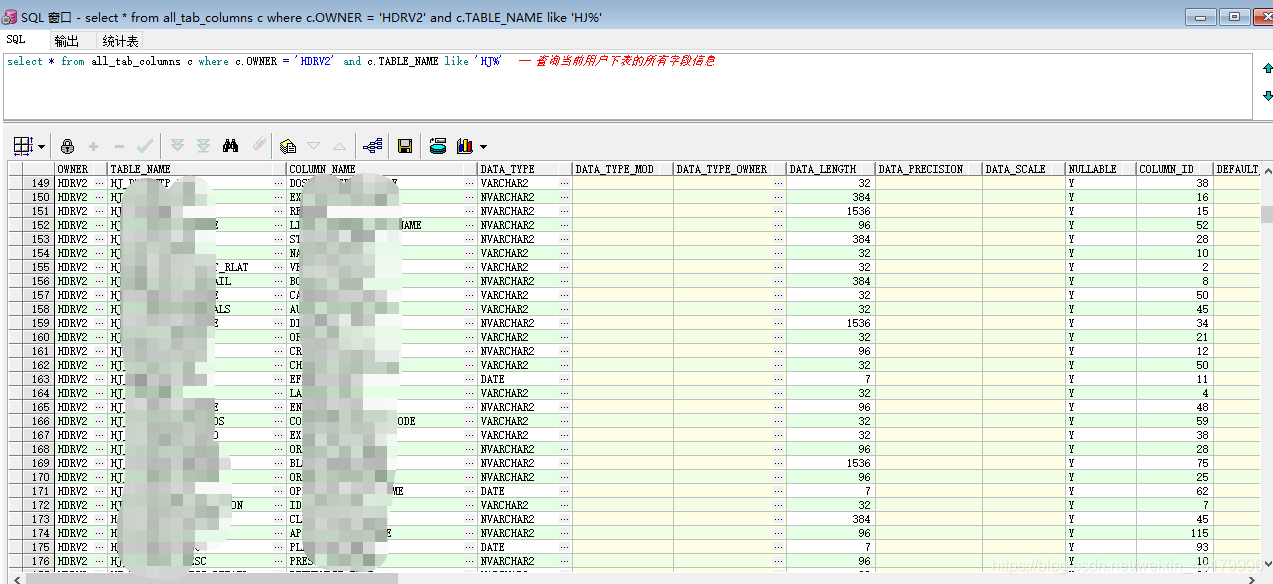Oracle数据库查看当前用户下所有表的信息oracle查询当前用户有多少张数据表 Csdn博客