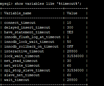 mysql报错 is longer than the server configured value of 'wait_timeout'..._increasing the server ...