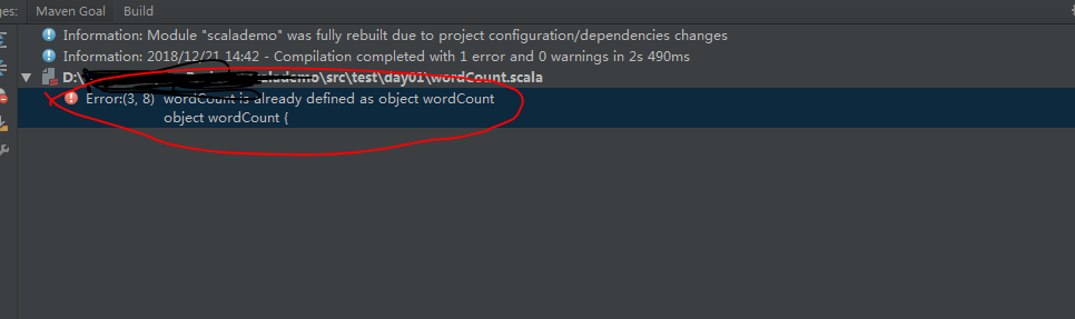 Intellij IDEA 编译提示: "**** is already defined as object **** {"_aaa is already defined as object ...