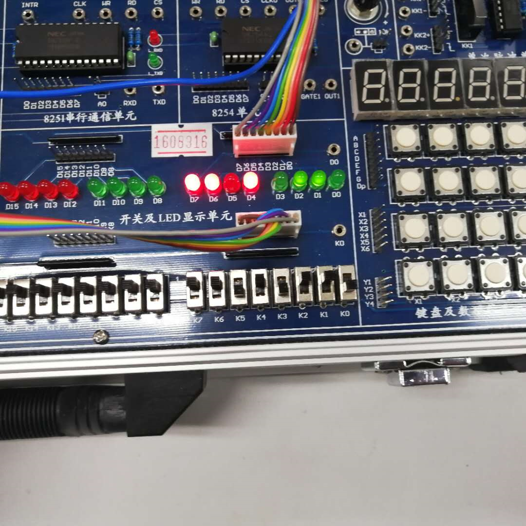 汇编语言——8255并行接口实验①_8255并行接口实验代码-CSDN博客