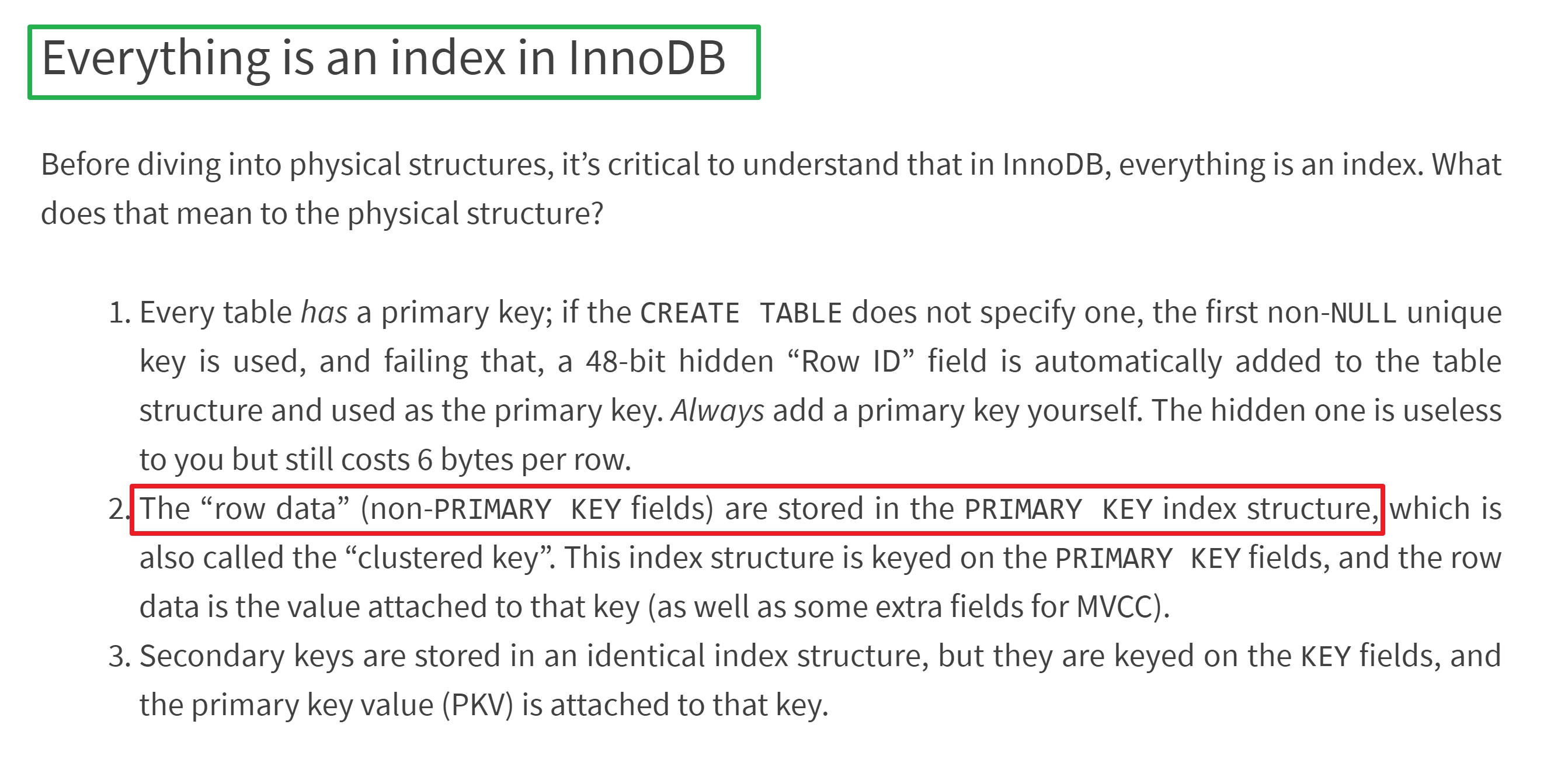 关于innodb表数据和索引数据的存储jeremycole Csdn博客 