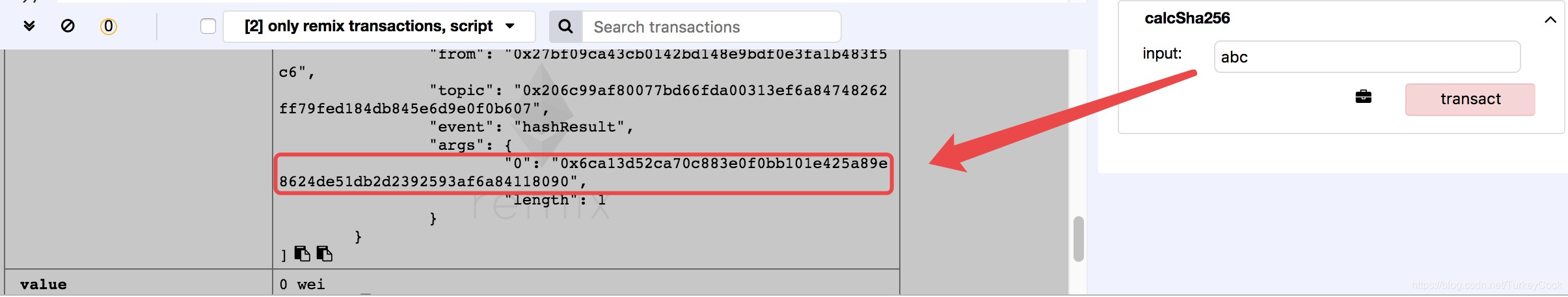 Solidity中的sha256keccak256如何正确传参turkeycock的博客 Csdn博客keccak256