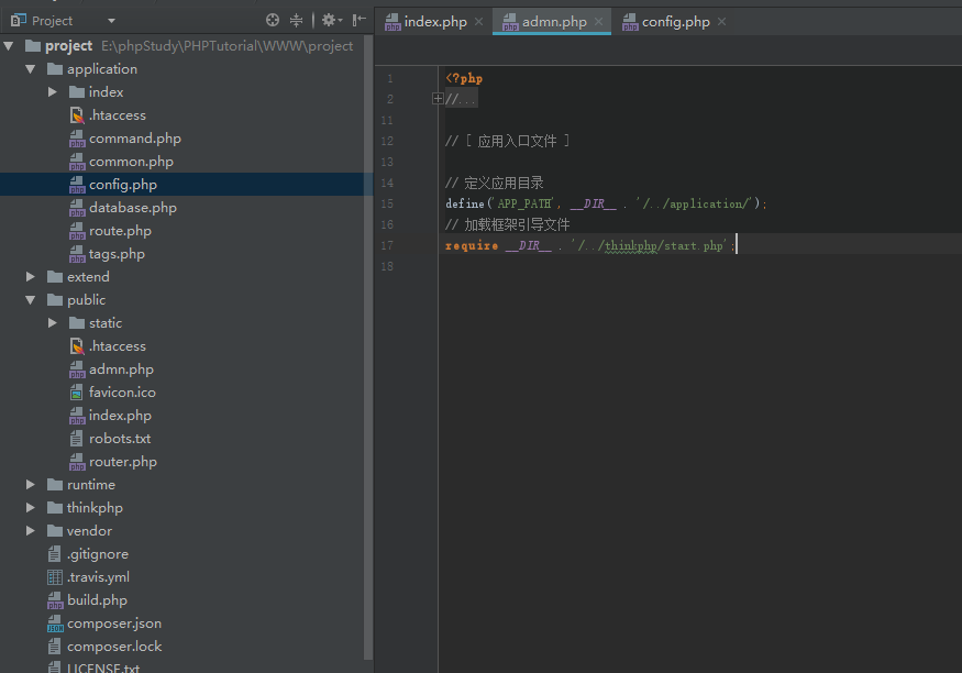 Thinkphp实战（一）——项目配置与模板导入_thinkphp项目导入-CSDN博客