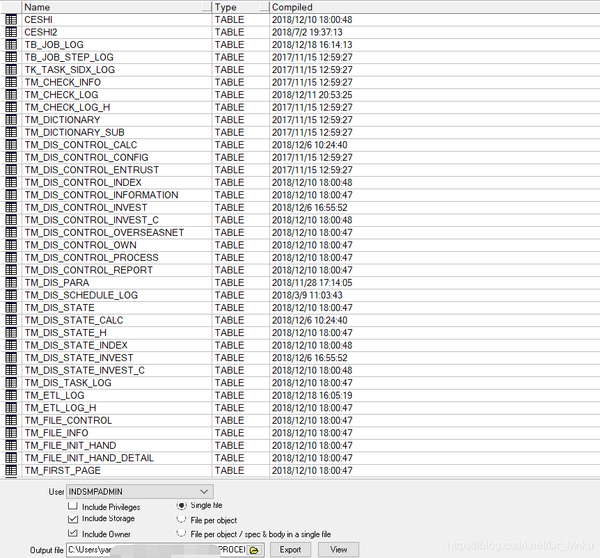 Plsql导出oracle某个用户的表信息和表空间plsql Export User Csdn博客