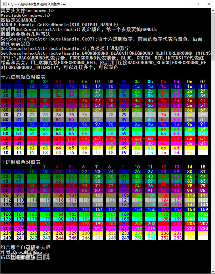 SetConsoleCursorPosition光标的位置控制 以及 控制台字体颜色控制_c#控制光标控制台位置-CSDN博客
