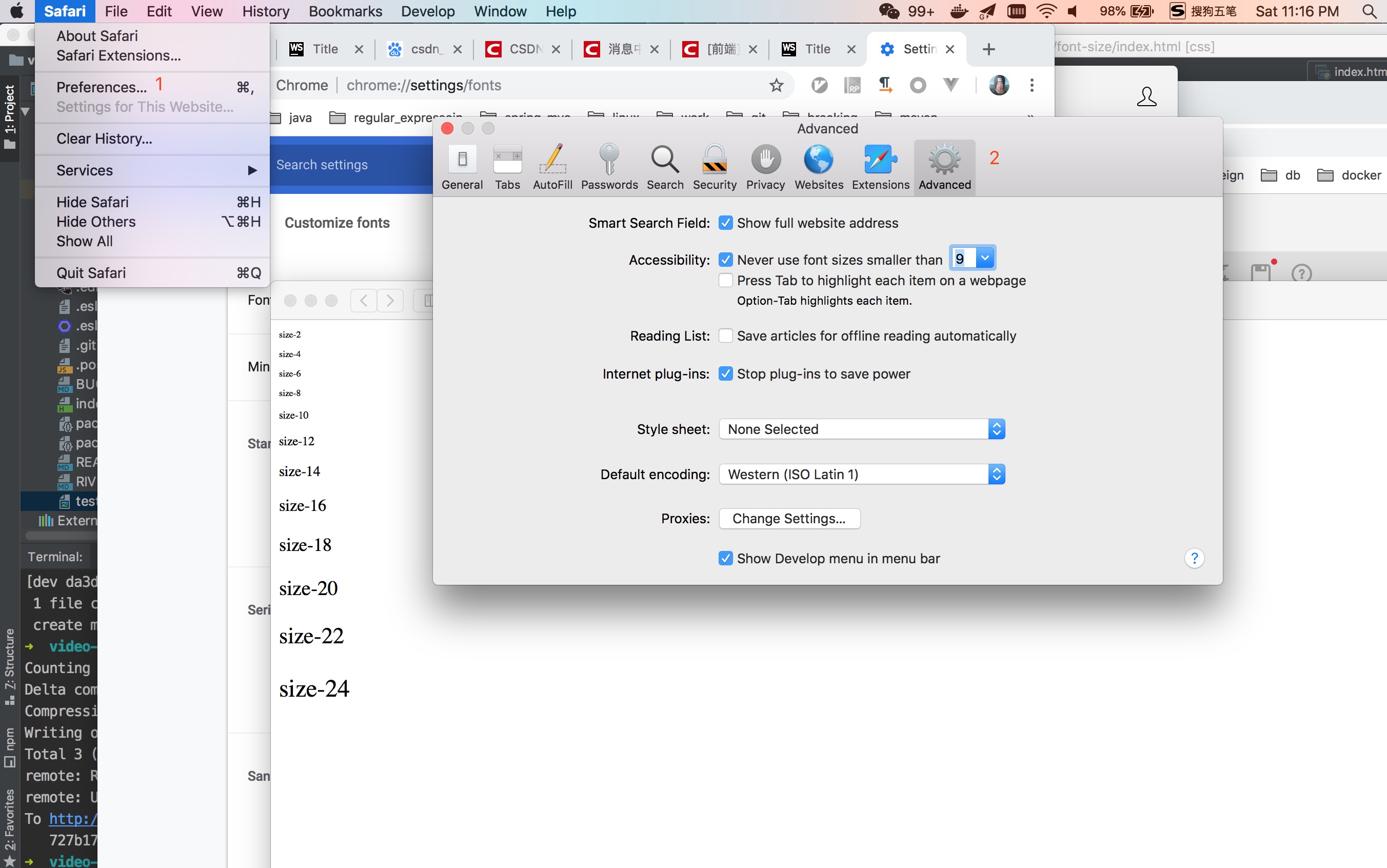 [前端] Chrome浏览器默认显示最小字号为12px_chrome最小字号-CSDN博客