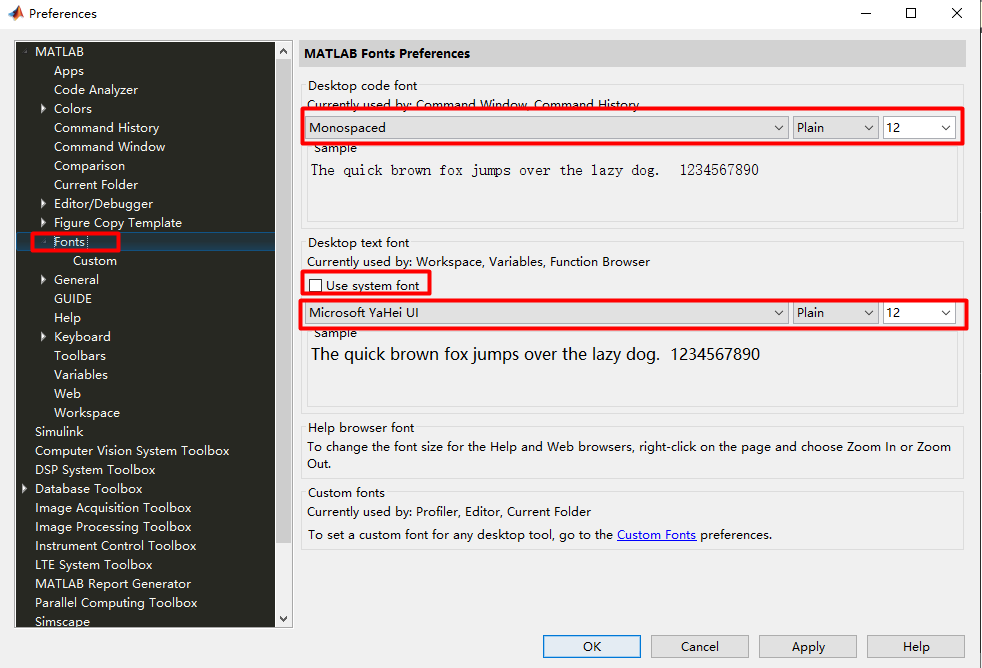 matlab修改背景颜色为护眼和修改字体大小_matlab cambria math-CSDN博客