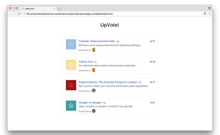 Vue 001 构建一个投票界面_vue中投票案例-CSDN博客