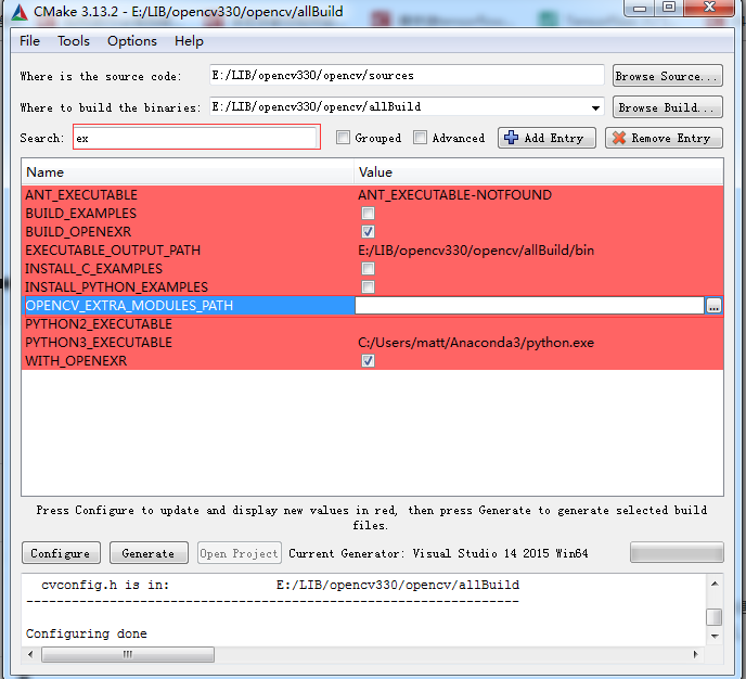 windows7 下vs2015使用opencv3.30、opencv_contrib库_vs2015需要ie10吗-CSDN博客