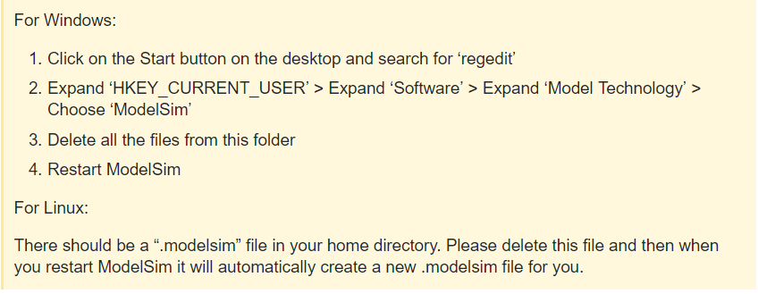 Modelsim SE-64 10.4安装后，打开时出现问题_modelsim 提示can't read "dents()-CSDN博客