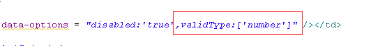 easyui校验文本框只能输入数字_easyui-validatebox只允许输入整数-CSDN博客