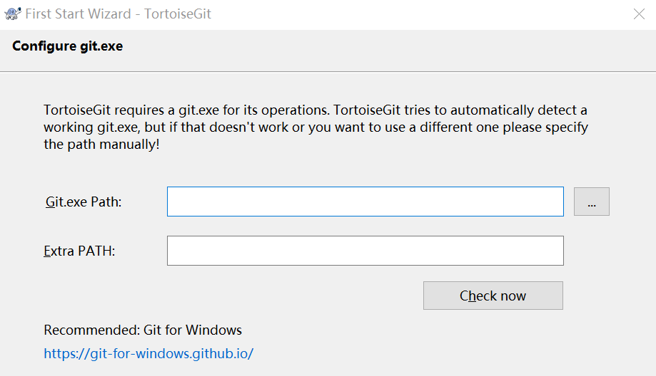 TortoiseGit requires a git.exe for its operations_tortoisegit requires a git.exe for its ...