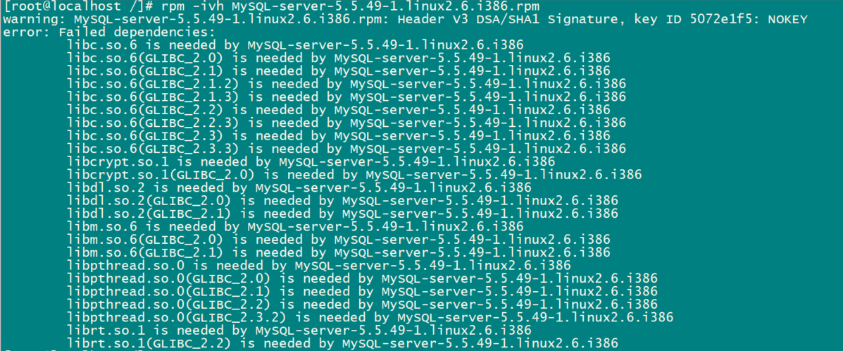 Linux安装MySql出现libc.so.6 is needed by MySQL-server...... 的问题_nothing provides libc.so.6-CSDN博客