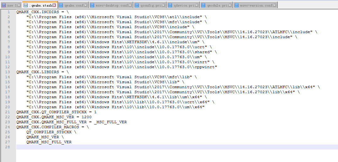 vs2017+qt5.12 未将对象应用设置到对象的实例问题 -解决方法_.qmake.stash-CSDN博客