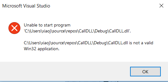 unable to start program ".....dll"-CSDN博客