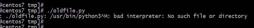 【python自动化运维】运行python脚本报错： /usr/bin/python3^M: bad interpreter: No such file or directory解决方法_批量 ...